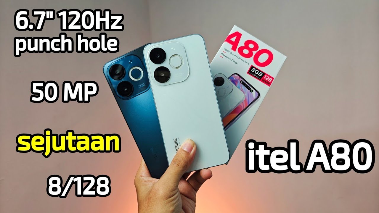 hape sejuta aja bisa begini? itel A80 unboxing - YouTube