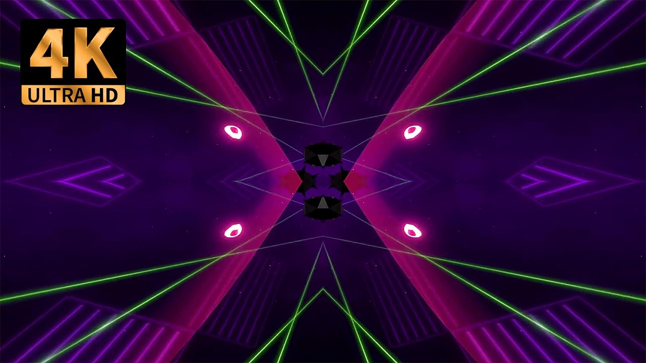 🌟 4K Laser Light Show DJ Visuals 🌟 Neon Laser VJ Loops No Copyright ...