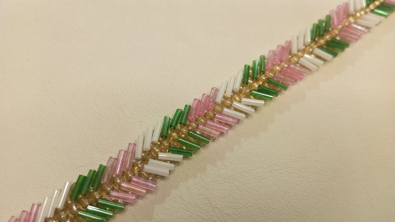 DIY easy buggle bead bracelet(learn how to make it easy) #DIY - YouTube