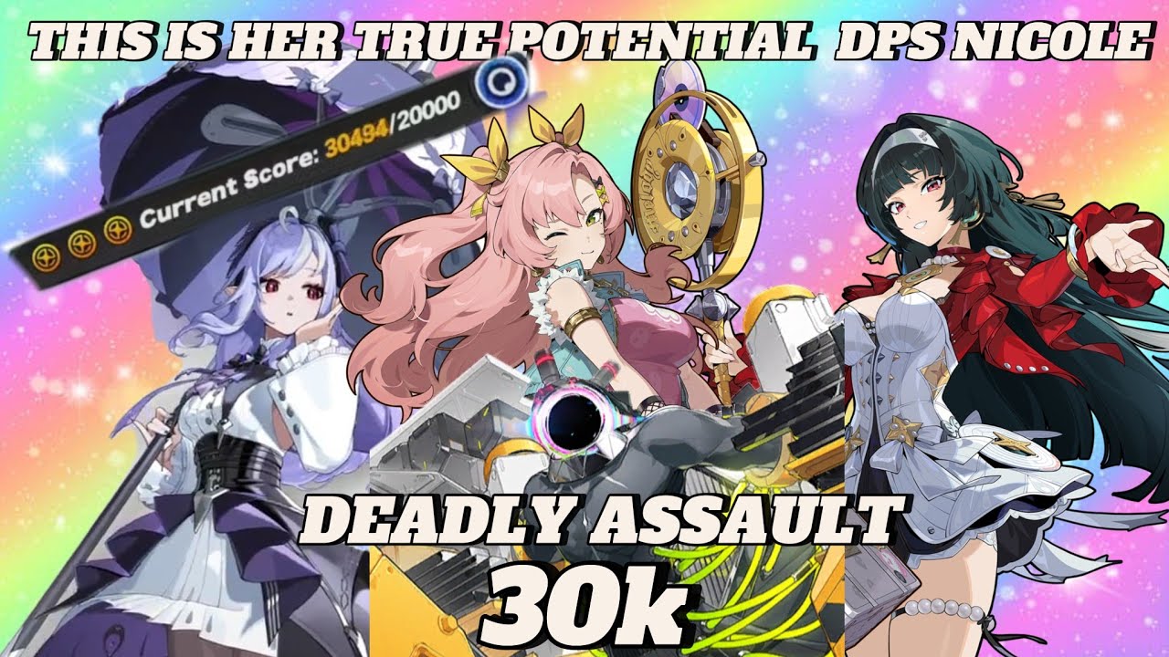 ZENLESS ZONE ZERO DEADLY ASSAULT DPS NICOLE 30K RUN. (THIS TEAM IS ...