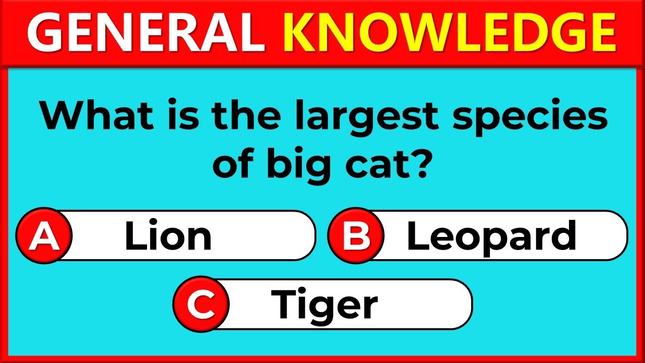 50 General Knowledge Questions! How Good is Your General Knowledge? # ...