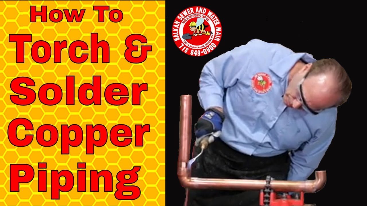 Torching & Soldering Copper Plumbing: PT 3 - YouTube