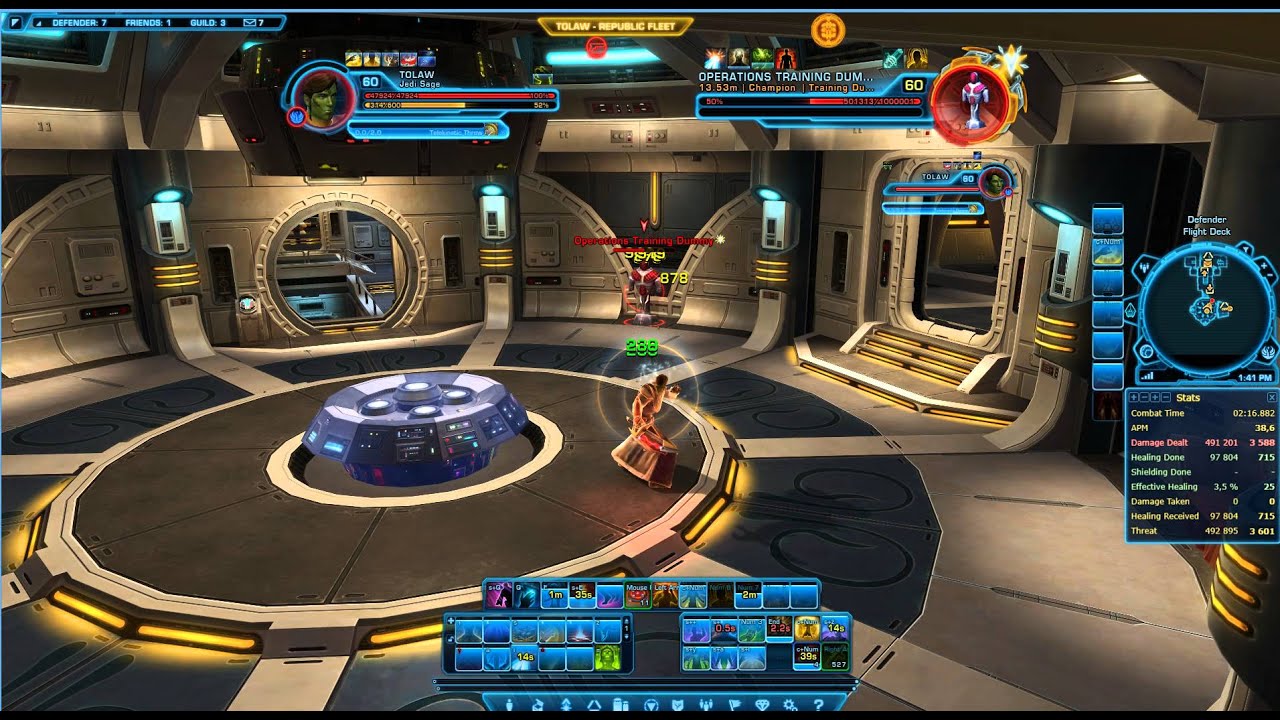 SWTOR sage balance parsec 3.0 - YouTube