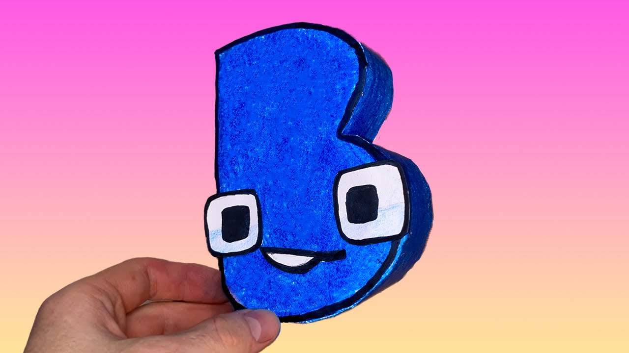 Paper Craft | Russian Alphabet Lore В | RALR | Alphabet Lore - YouTube