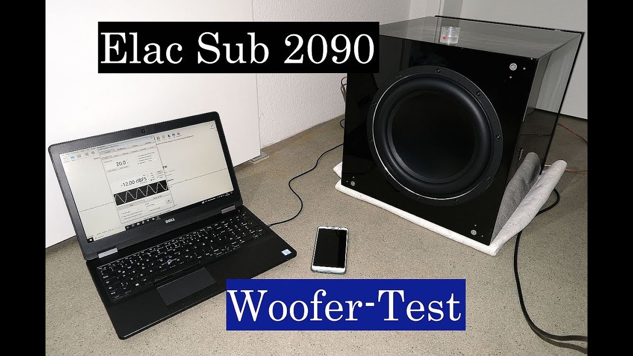 Elac Sub 2090 - Woofer-Test - YouTube