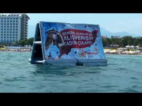 Antalya Migros Avm ile Deniz'de ReklamTanıtım