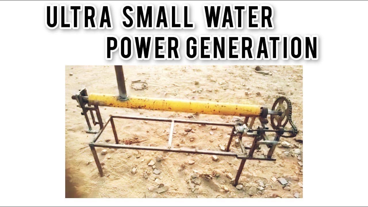 ULTRA SMALL WATER POWER GENERATION - YouTube