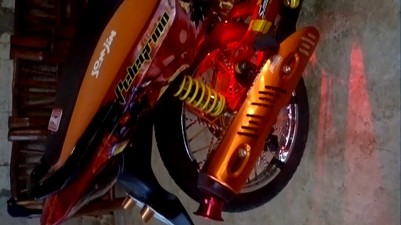 RED SUZUKI SMASH 115 MODIFIED 2019 - YouTube
