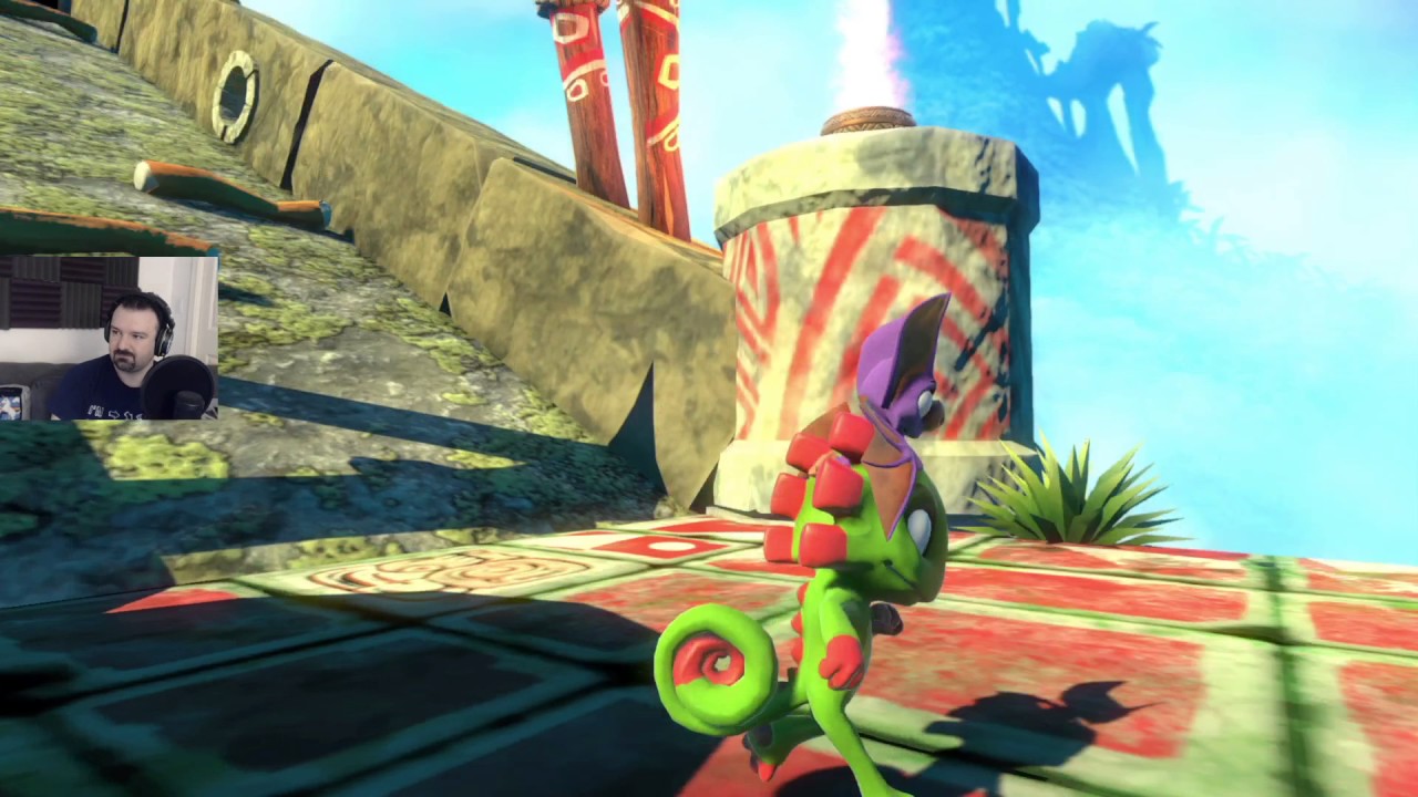 Yooka-Laylee playthrough pt10 - The Great Rampo (boss) is TOUGH AS HELL ...