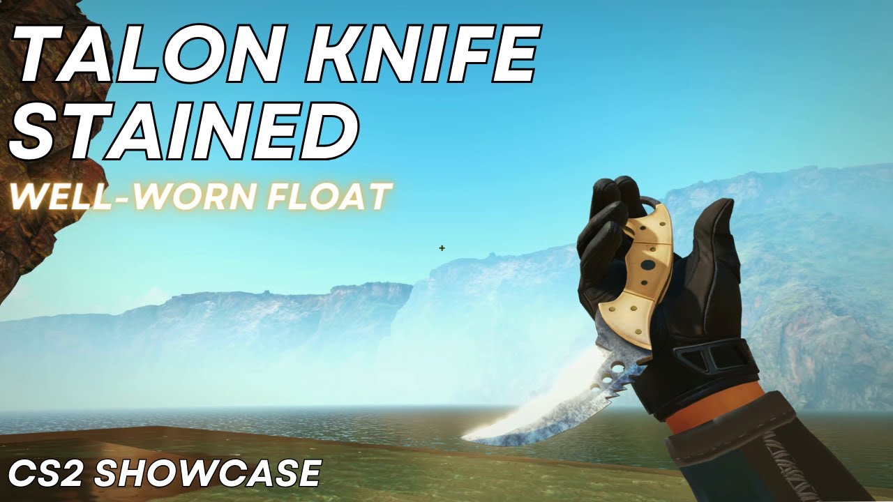 Talon Knife Stained (Well-Worn) | CS2 Skin Showcase #785 - YouTube