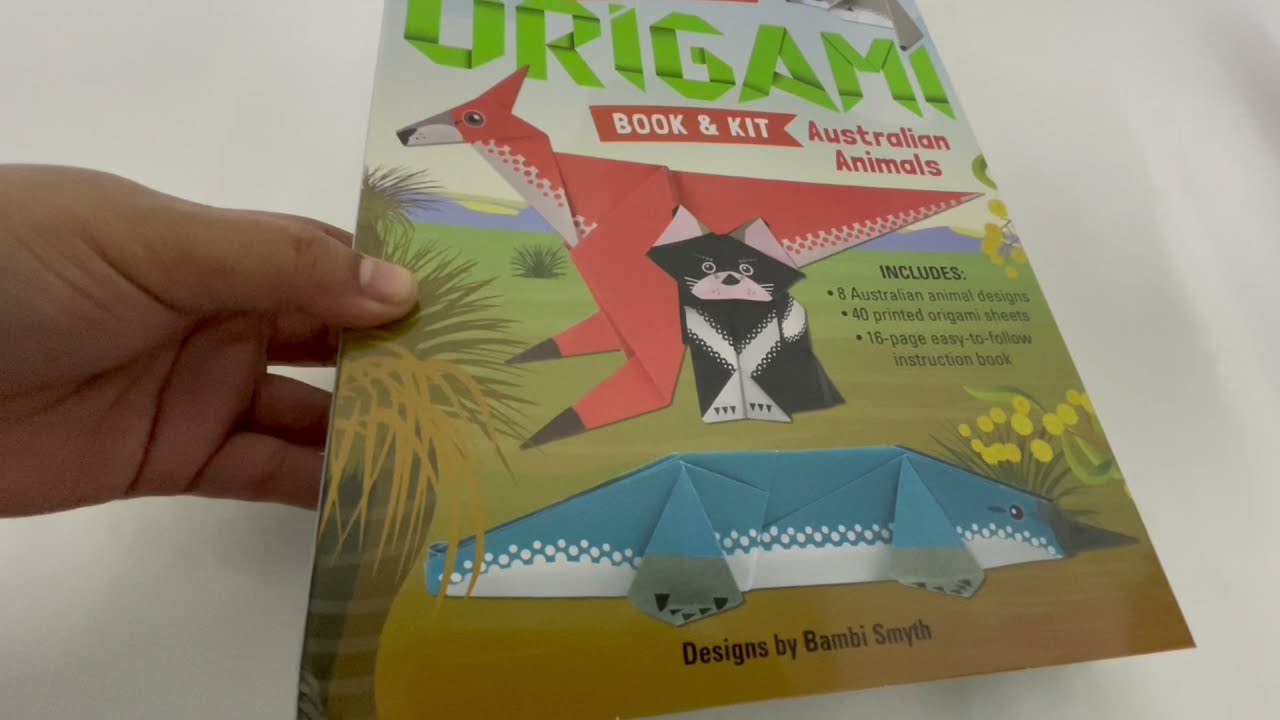 Origami Australian Animals Book & Kit - YouTube