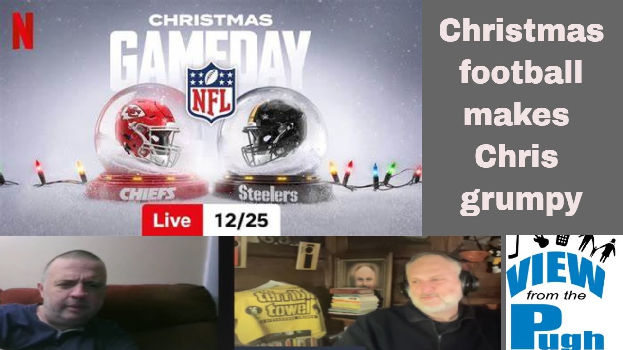 Christmas Football Makes Chris Grumpy #steelers #chiefs #nfl - YouTube