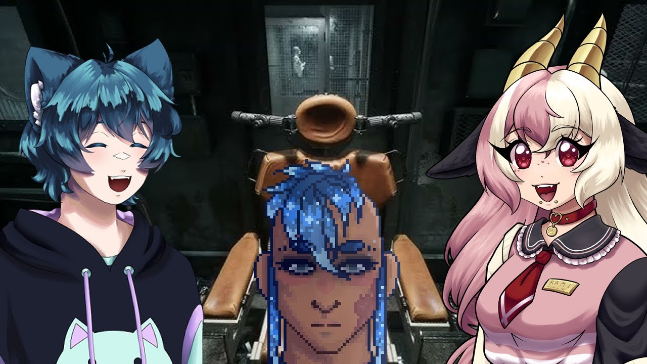 Outlast trials - Kami, Emily, Keegan and Neon in the war of chairs ...