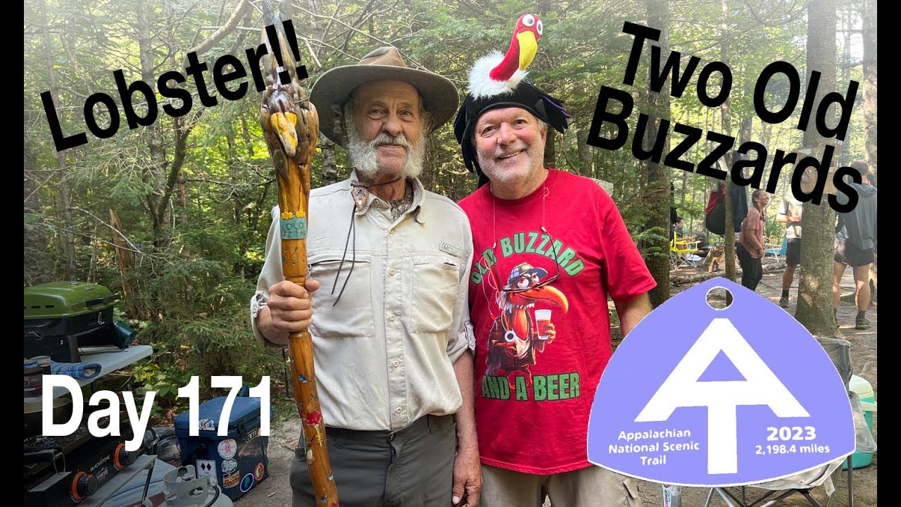 Two Old Buzzards! Maine Lobster! AT Day 171 - YouTube