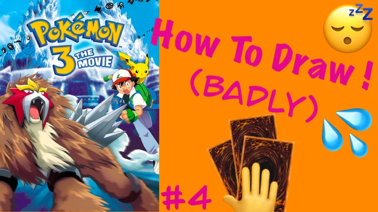 How To Draw (Badly) #4: Pokémon 3: The Movie (2000) #movie #tutorial # ...