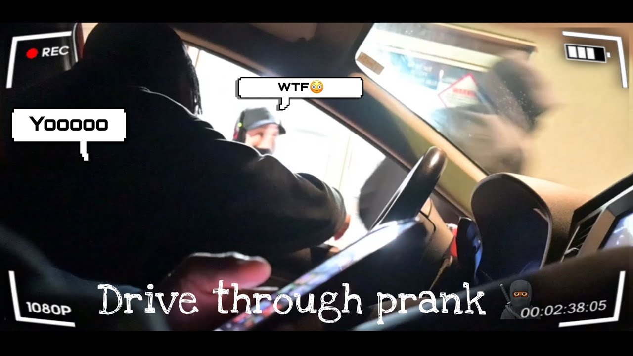 EXCLUSIVE DRIVE THROUGH PRANK PT2 (GETS CRAZY😂) - YouTube