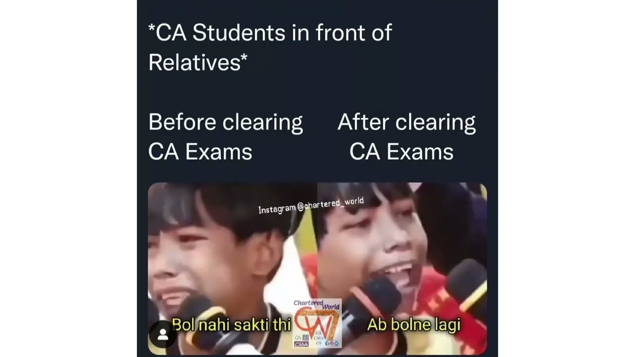 C.A. Memes | ICAI | Part-1 - YouTube