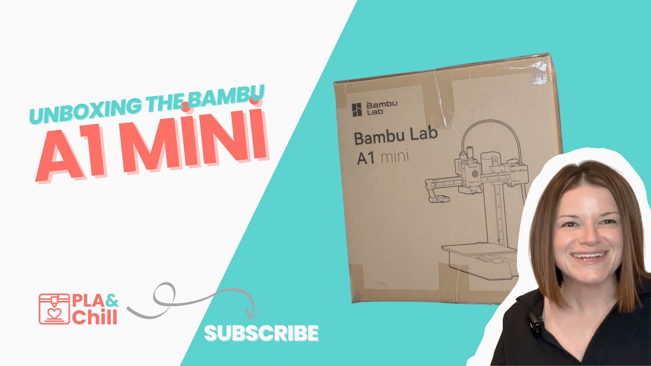 Bambu Lab A1 Mini Unboxing & First 3D Print | Beginner’s Setup + First ...