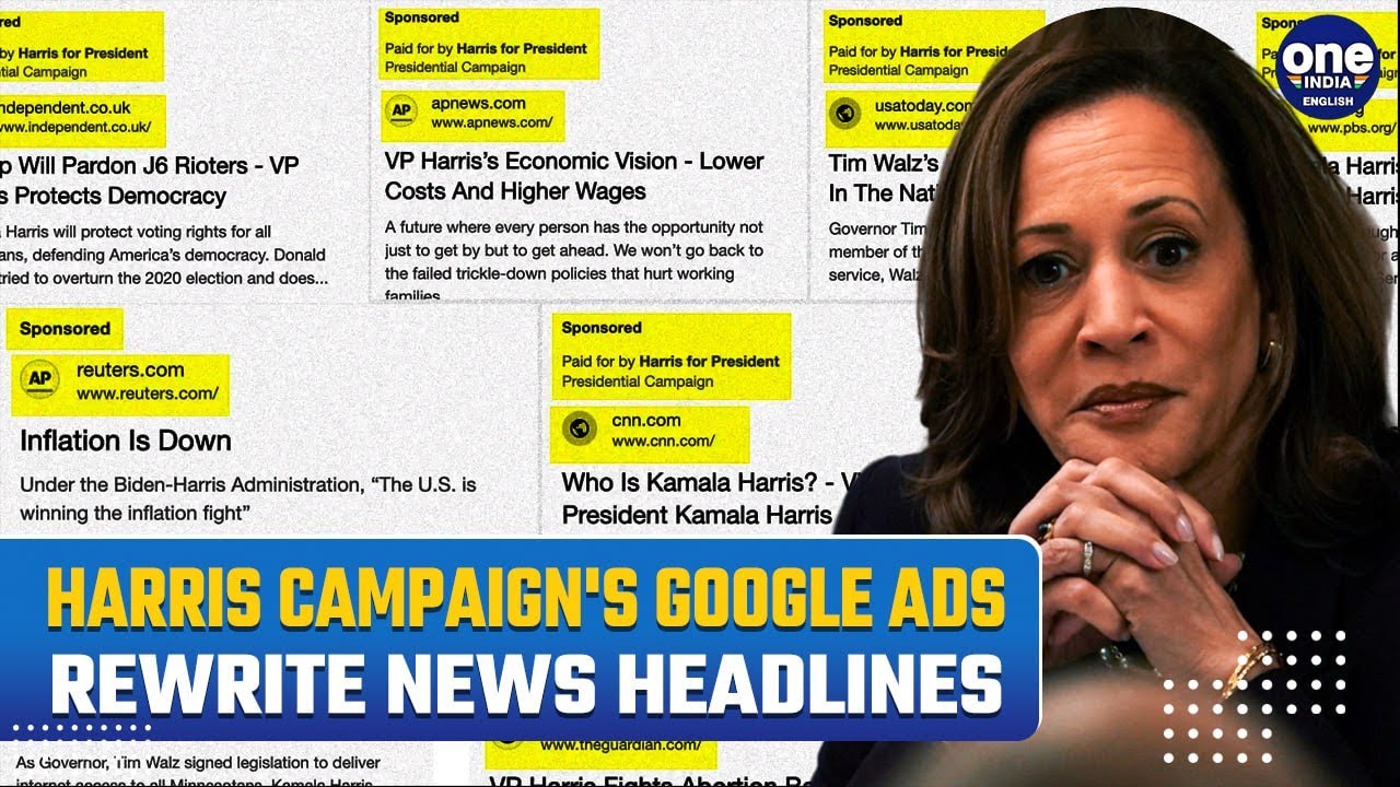 U.S Shocker: Harris Campaign CAUGHT Manipulating News Headlines in ...