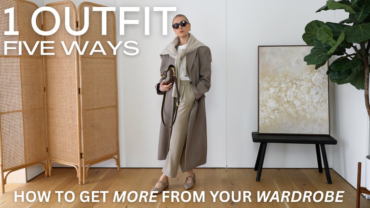 HOW ONE BASE OUTFIT CAN TAKE YOU TO 5 DIFFERENT OCCASIONS | WARDROBE ...