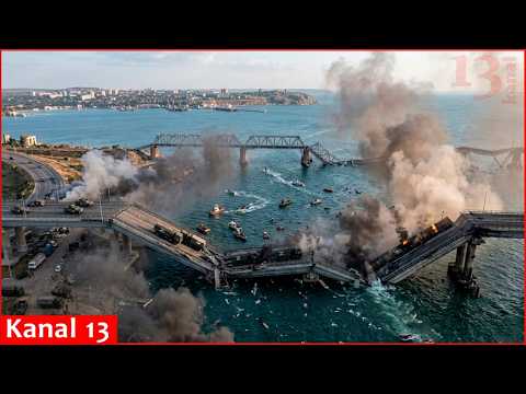 Destruction of all bridges from Crimea: Russian forces' commanders commit suicide out of desperation