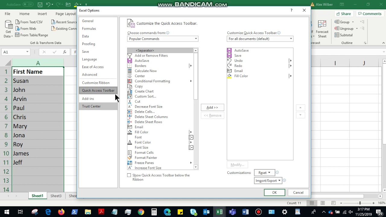 HOW TO ENABLE SPEAK CELLS IN EXCEL - YouTube