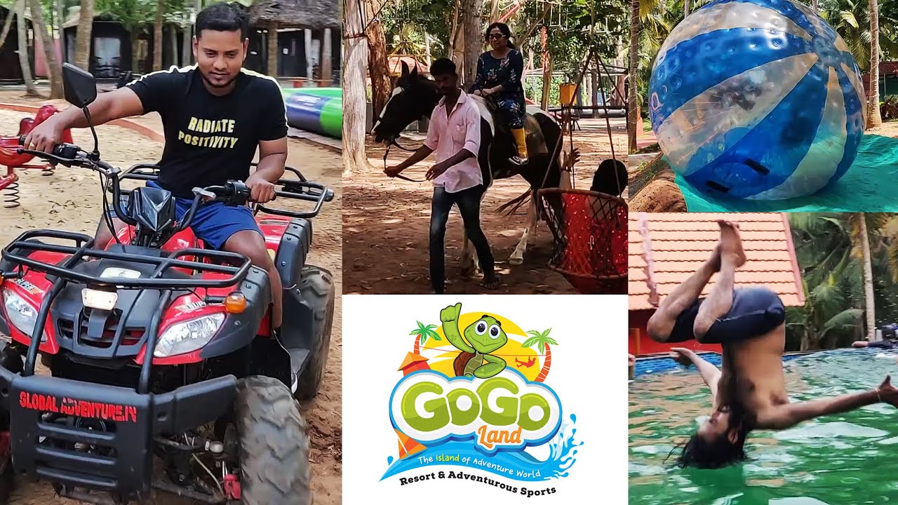 A Trip to GOGO Land | Resort & Adventurous Sports | Poovar Island ...
