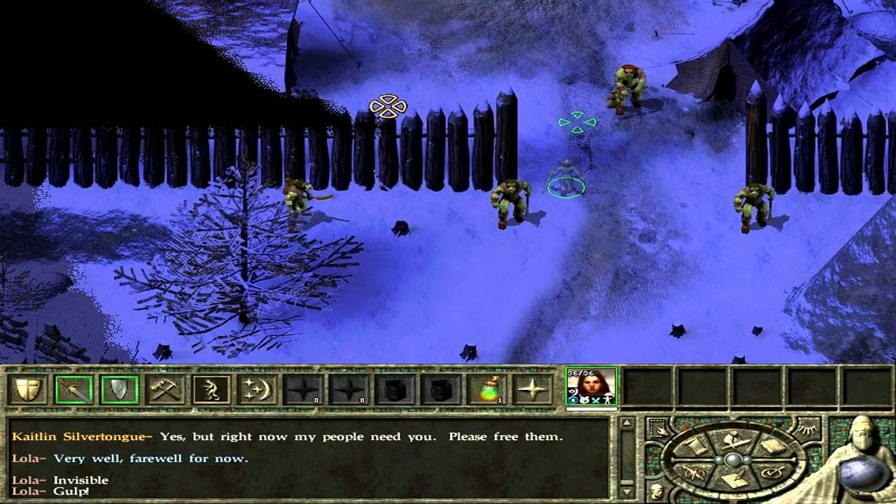 Icewind Dale 2 solo walkthrough part 7: Broken Tusk main base - YouTube
