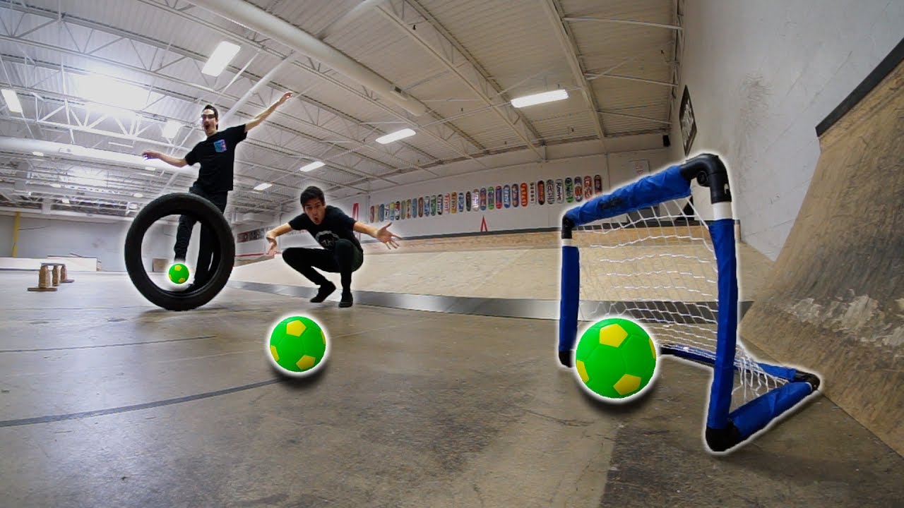 FUN MINI SOCCER TRICKSHOTS! - YouTube