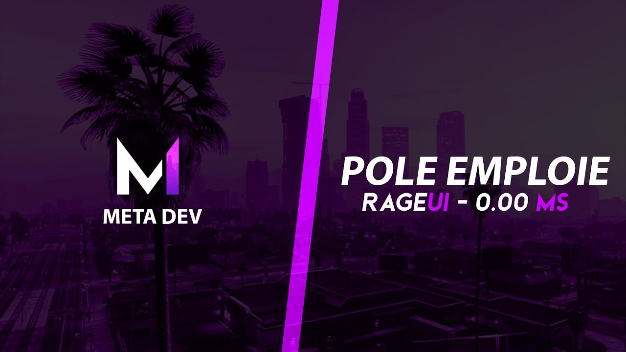 [FREE] Script Pôle Emploie - RageUI V2 FREE 0.00MS | FiveM - YouTube