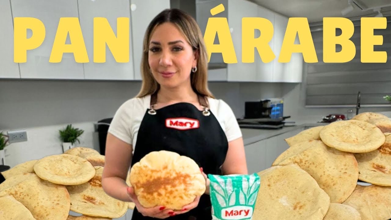 pan árabe o pan pita #receta #cocina #panes - YouTube