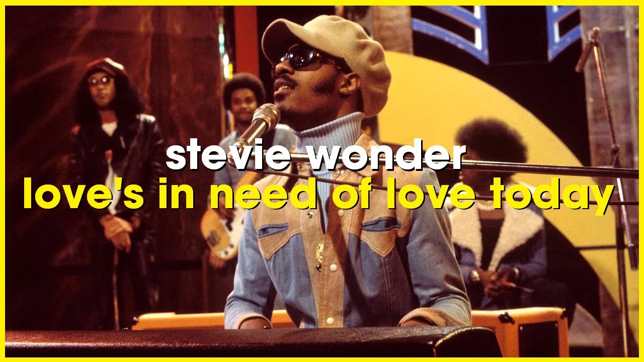 Stevie Wonder - Love's In Need Of Love Today | Josh Milan | Soulful ...