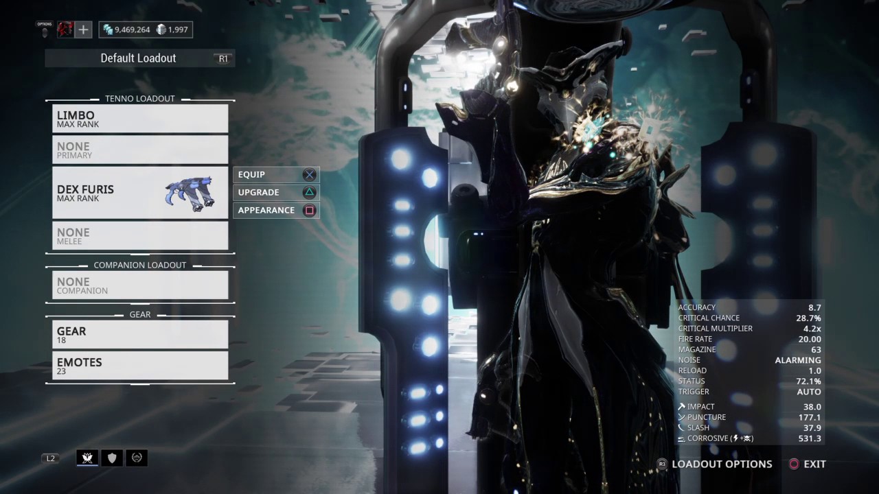 Warframe: Dex Furis Buffed! Build and Riven - YouTube