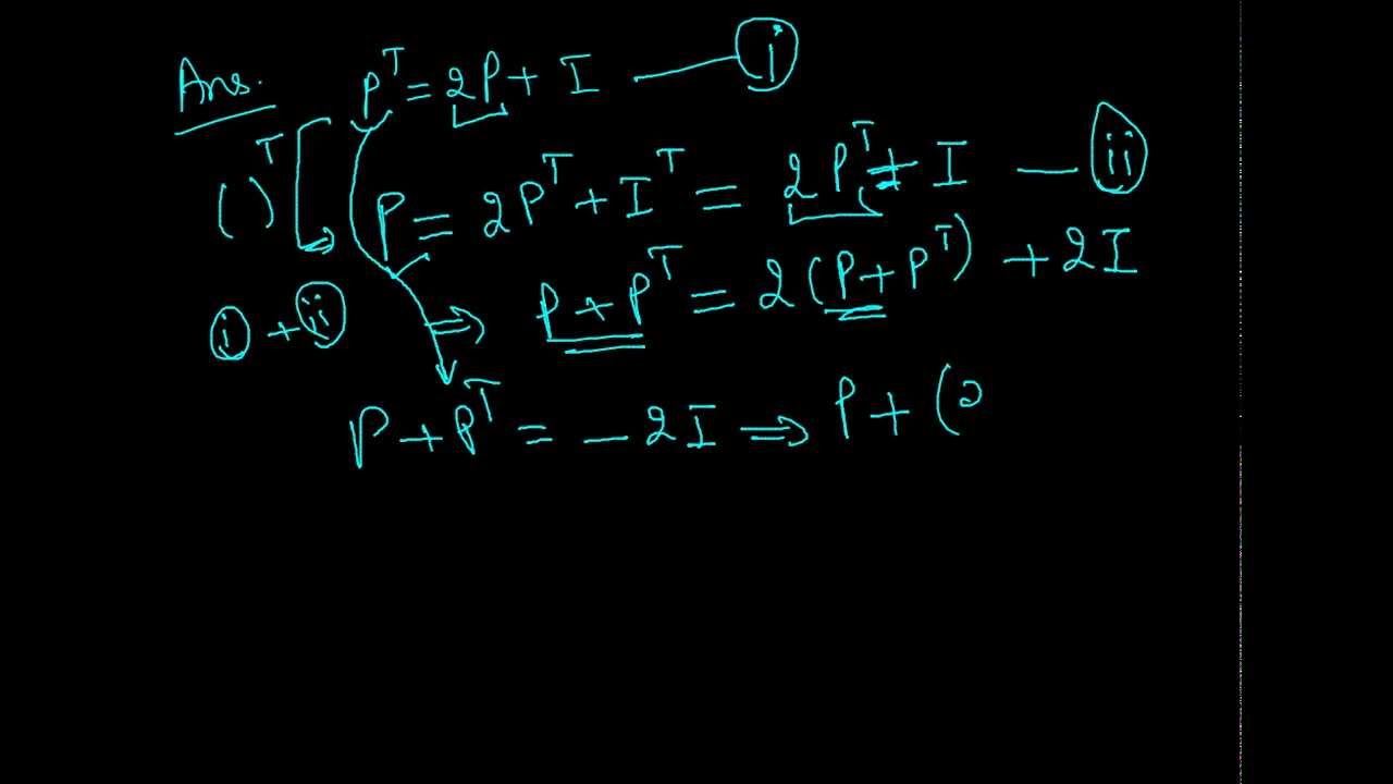 IIT JEE 2012 Video Solutions (Maths) Paper 2 Q47 by MT Sir (Rise ...