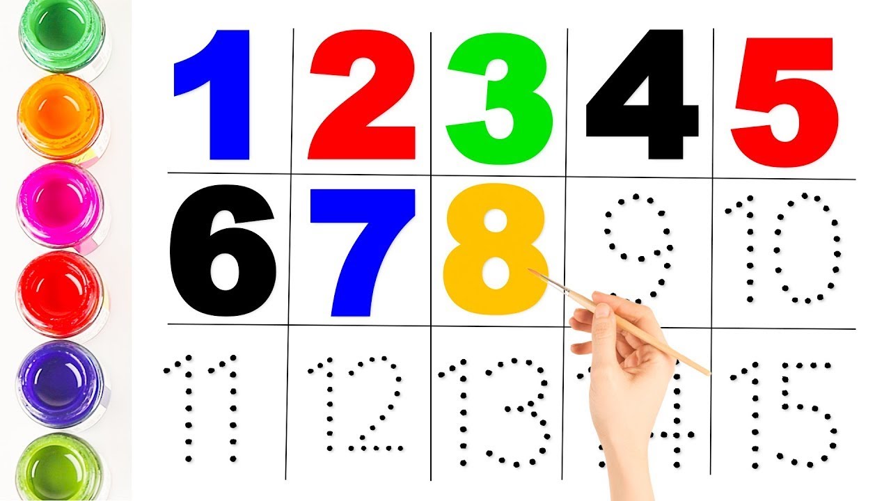 1234 Number | 123 learning for kids| Counting Numbers| 123 Numbers Song ...