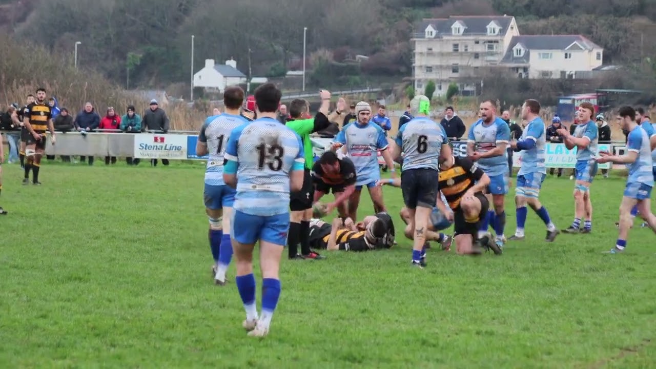 Fishguard & Goodwick RFC v Pontarddulais RFC - YouTube