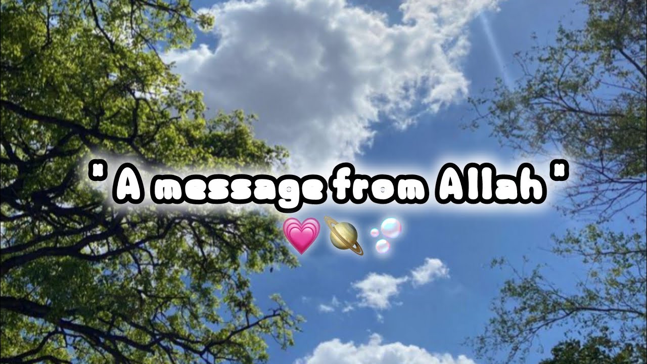 A message from Allah to you. "Your sign" |💗🎀 - YouTube