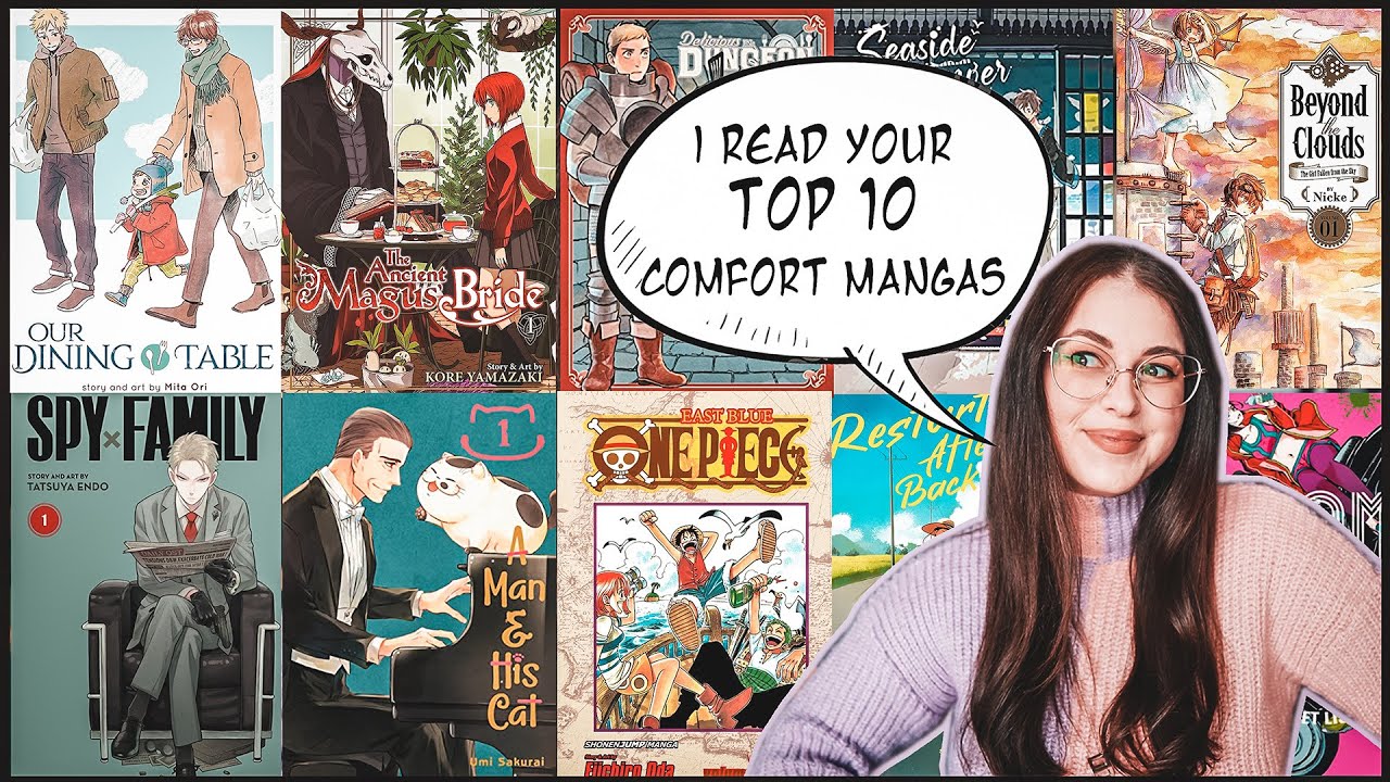 Reading & ranking your top 10 recommended cosy comfort mangas 🌸 - YouTube