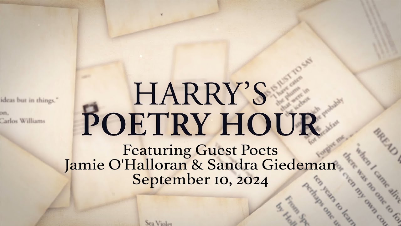 Harry's Poetry Hour: Jamie O'Halloran & Sandra Giedeman - YouTube