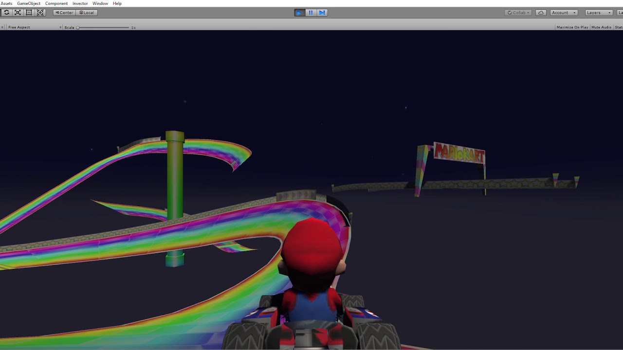 Mario kart extreme unity fan game - YouTube