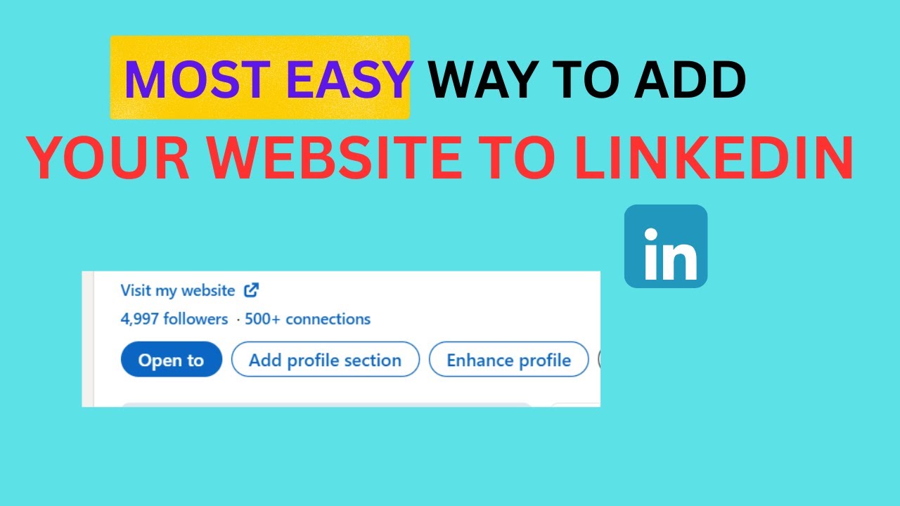 Adding Website to linkedin |Linkedin Optimization|Website Adding ...