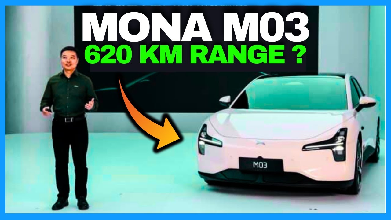 Xpeng Unveils Mona M03 in China with 620 km Range and BYD Battery - YouTube