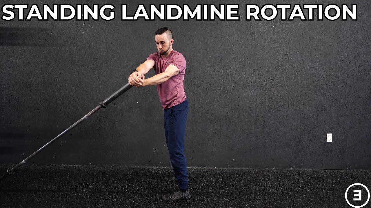 Standing Landmine Rotation - YouTube