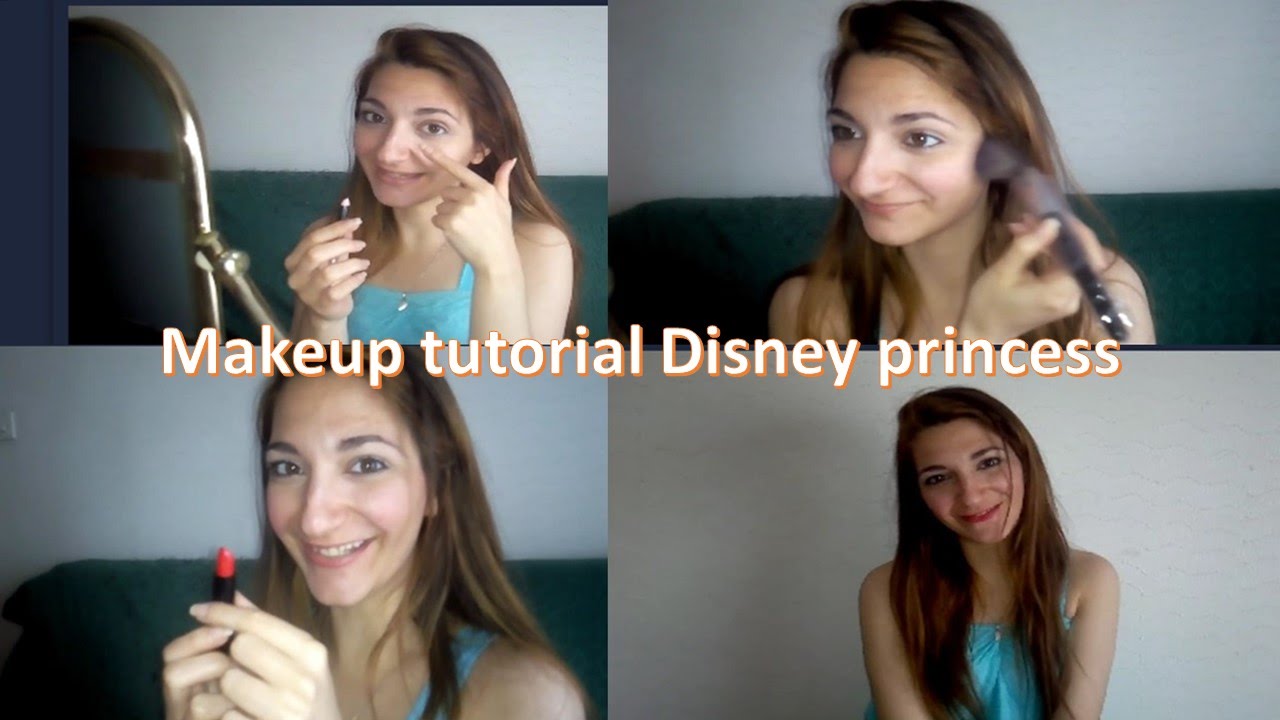Makeup tutorial Disney princess ft the crazy girlfriends - YouTube