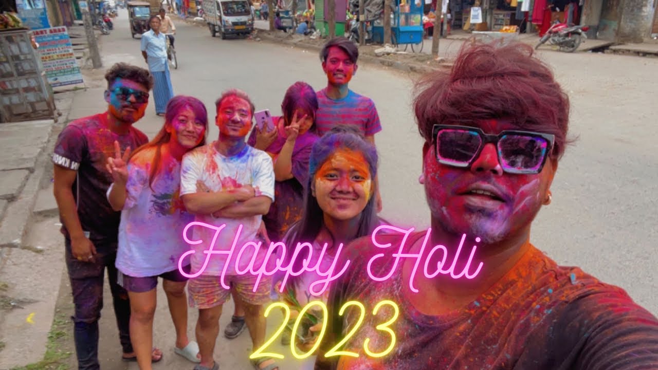 Happy Holi 2023 || Vlog 54 || Lama Dupchen - YouTube