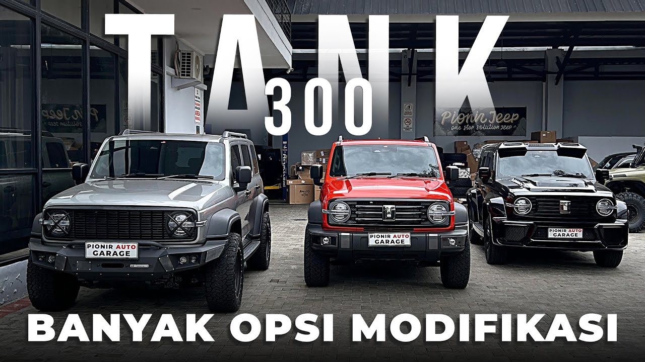MODIFIKASI GWM TANK 300 BANYAK BANGET PILIHANNYA! BODY KIT BRABUS ...