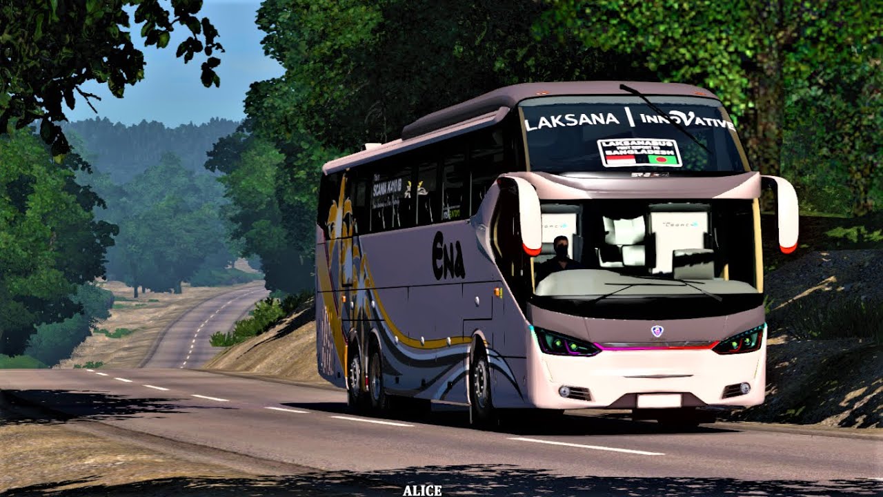 🔥Laksana SR2 XHD Multiaxle | Scania K410iB | Ena upcoming High Deck ...