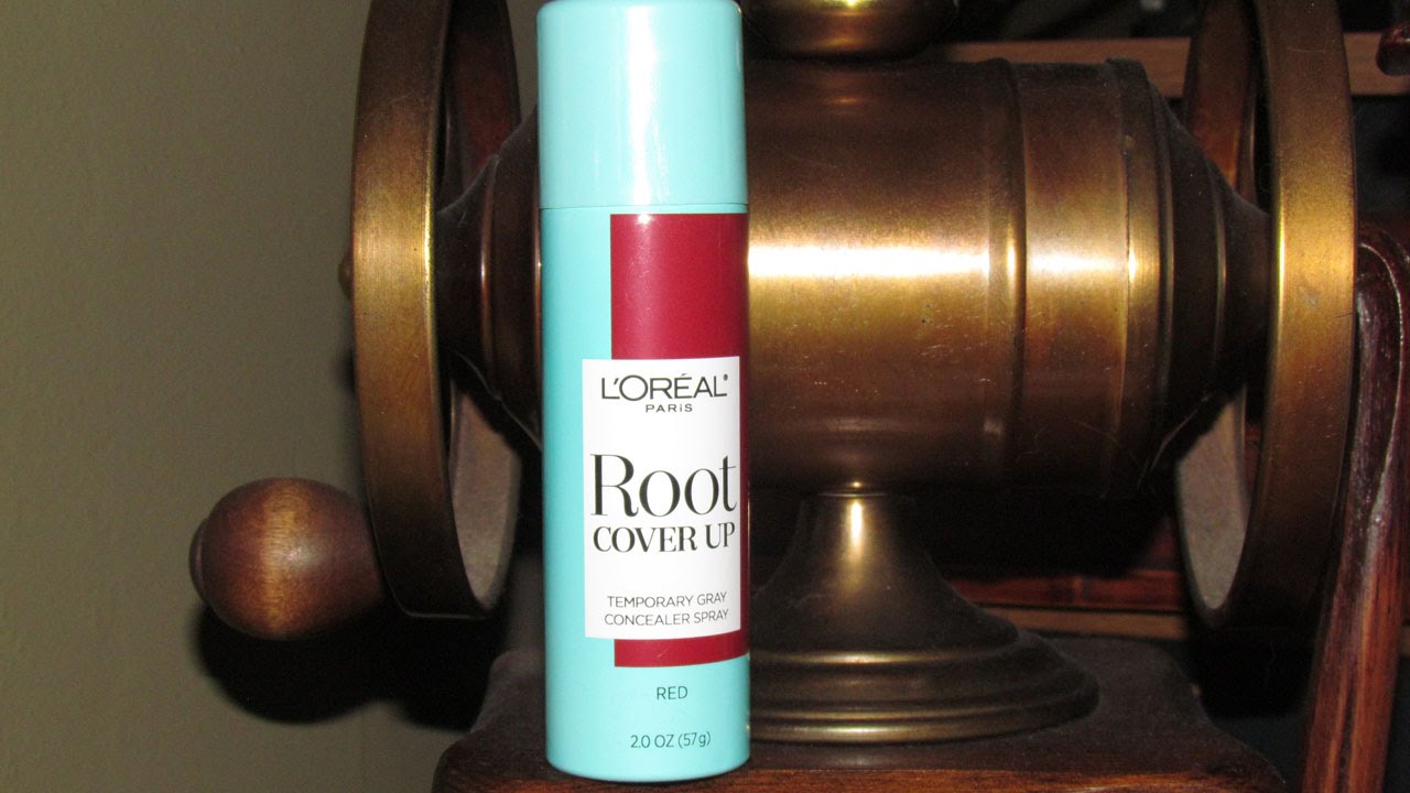 First Impression: Loreal Root Cover Up Spray - YouTube