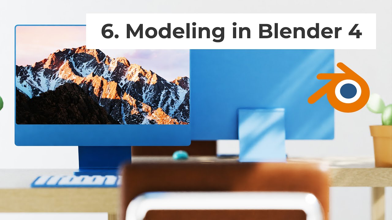 Lesson 6. Modeling in Blender 4 For TOTAL Beginners. Table Chair ...