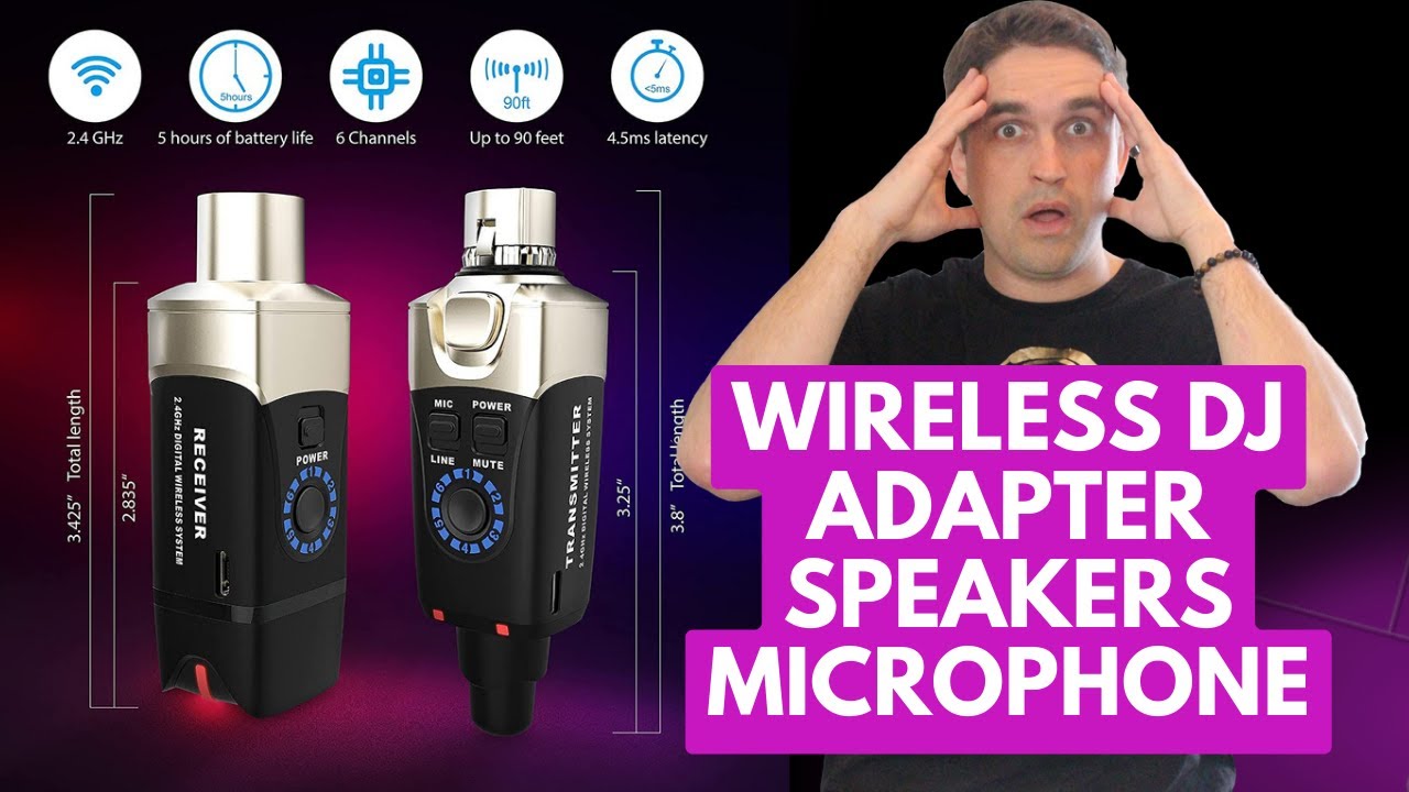 Best Wireless XLR Audio System for DJs | Xvive U3 XLR for Microphone ...